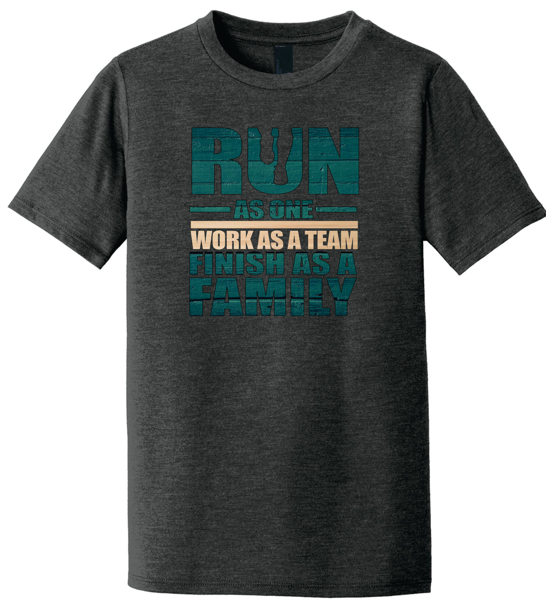 WHS Run as One Finish as Family Tee – Initial Inspiration